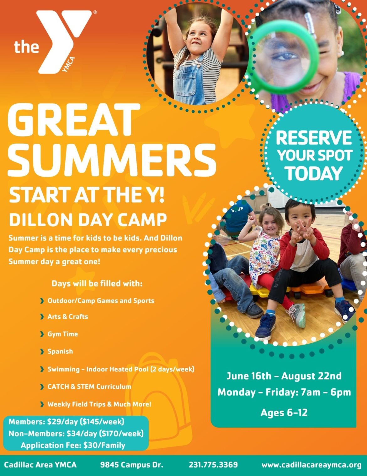 Dillon Day Camp - Cadillac Area YMCA