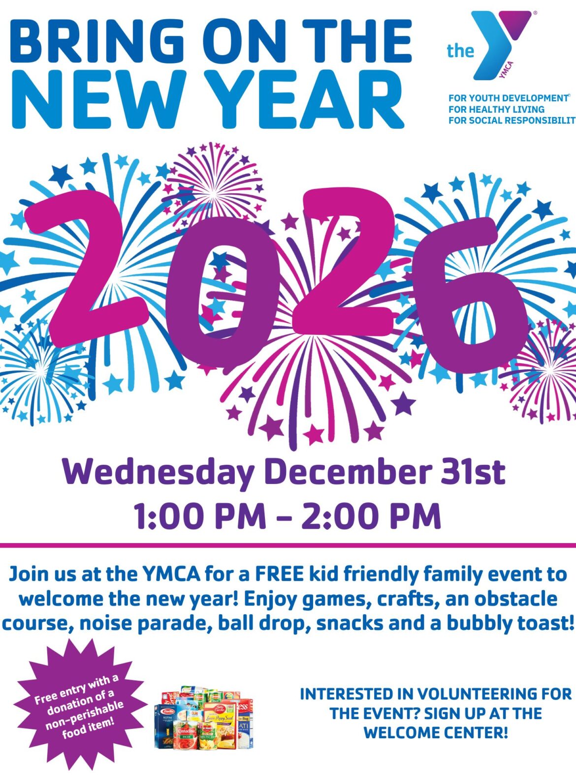 New Year’s Eve - Cadillac Area YMCA