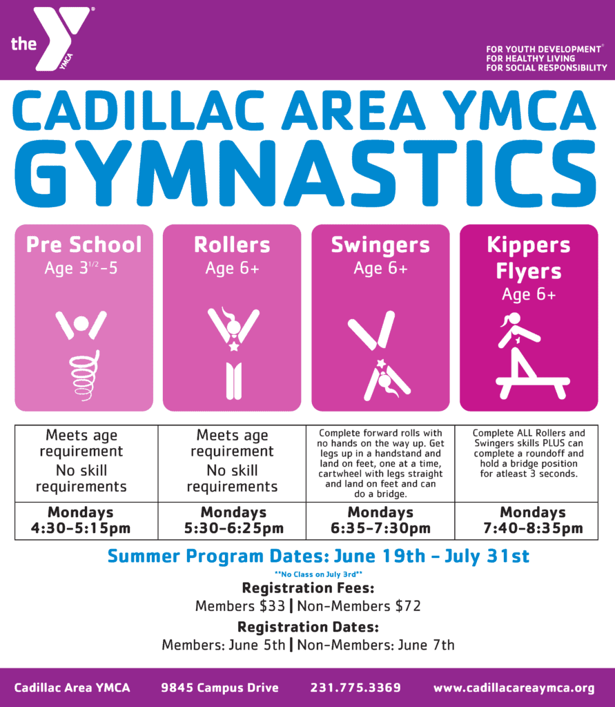 Gymnastics - Cadillac Area YMCA