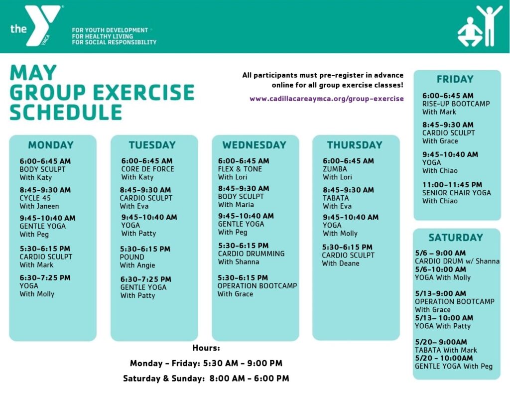 Group Exercise - Cadillac Area YMCA