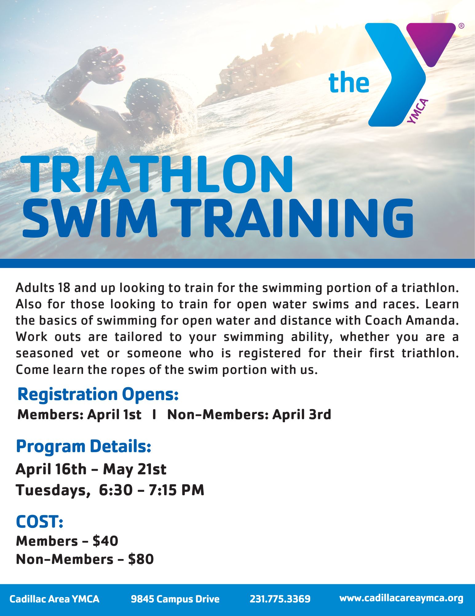 Triathlon Training - Cadillac Area YMCA