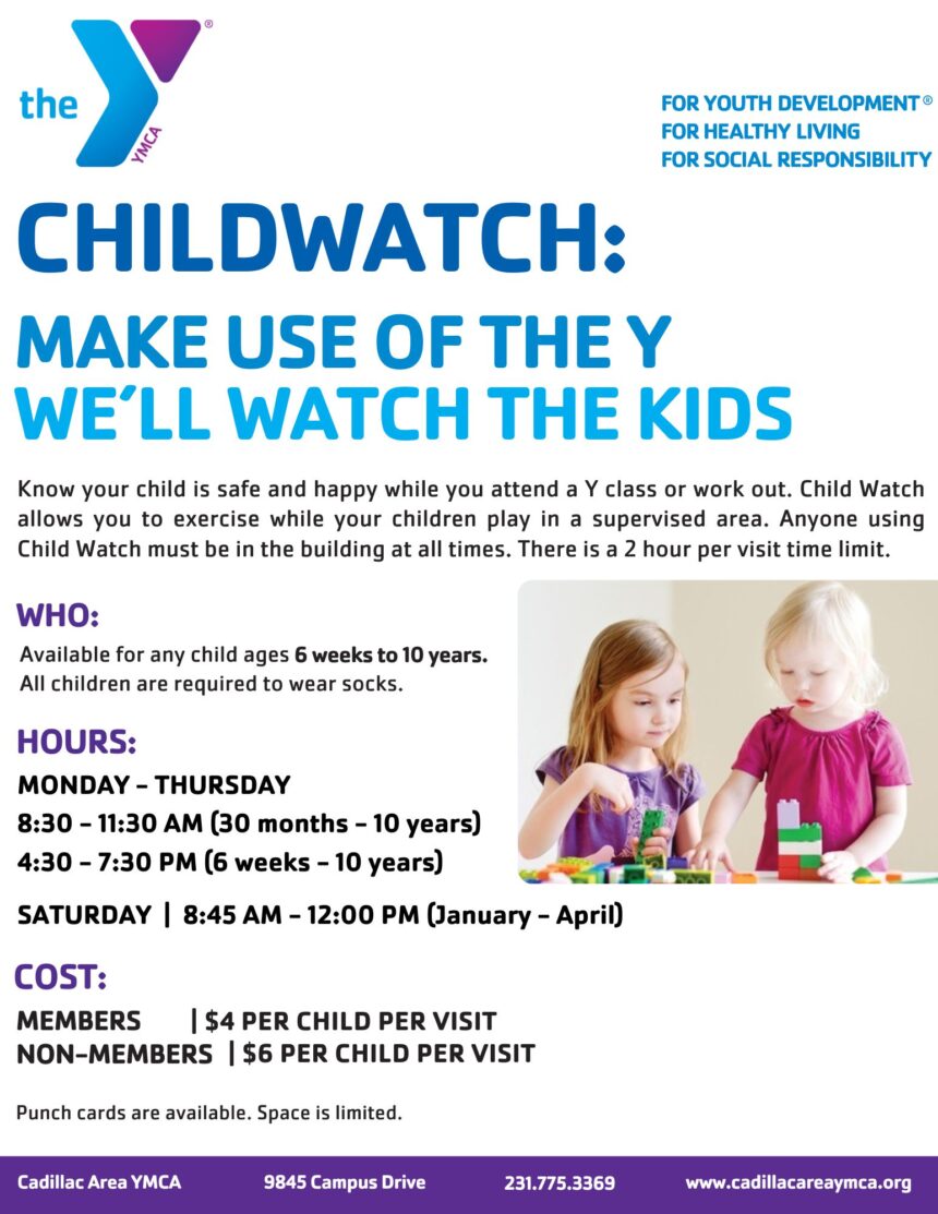 Child Watch - Cadillac Area YMCA